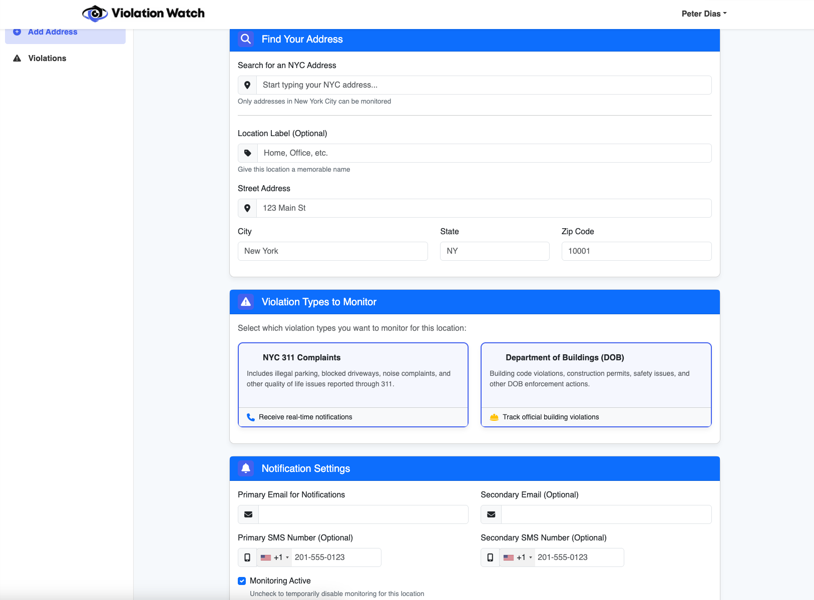 NYC Building Violation Alerts & Monitoring Software | ViolationWatch
