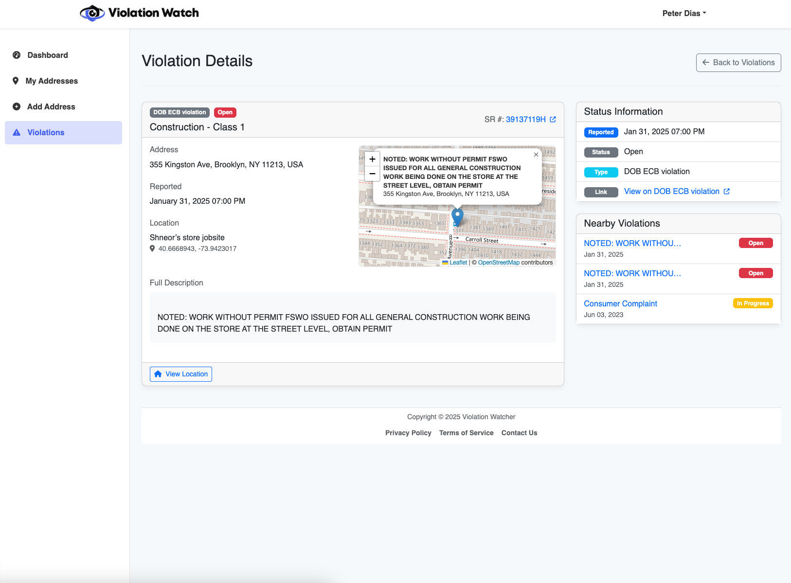 NYC Building Violation Alerts & Monitoring Software | ViolationWatch